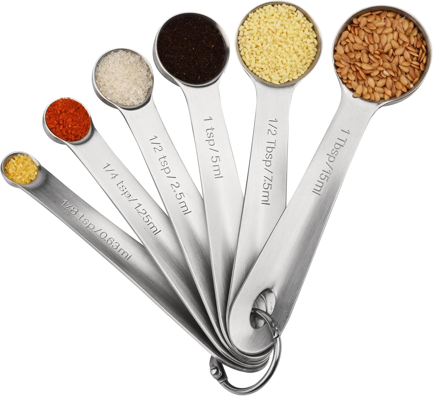 Amazon.com: SPUVGVC Measuring Spoons Set, 18/8 Stainless Steel ...
