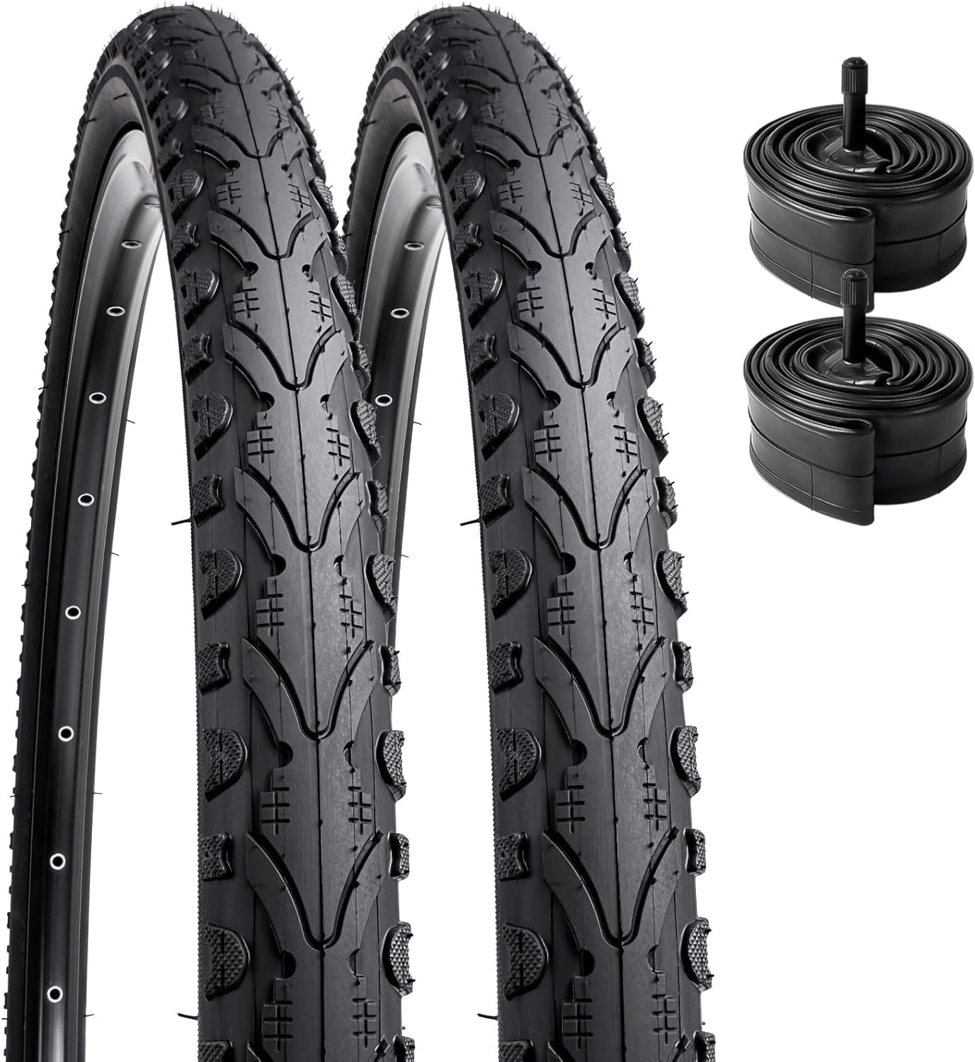 Amazon.com : YUNSCM 2-PCS 18" Road Bike Tires 18 x 1.75/47-355 and 18 ...