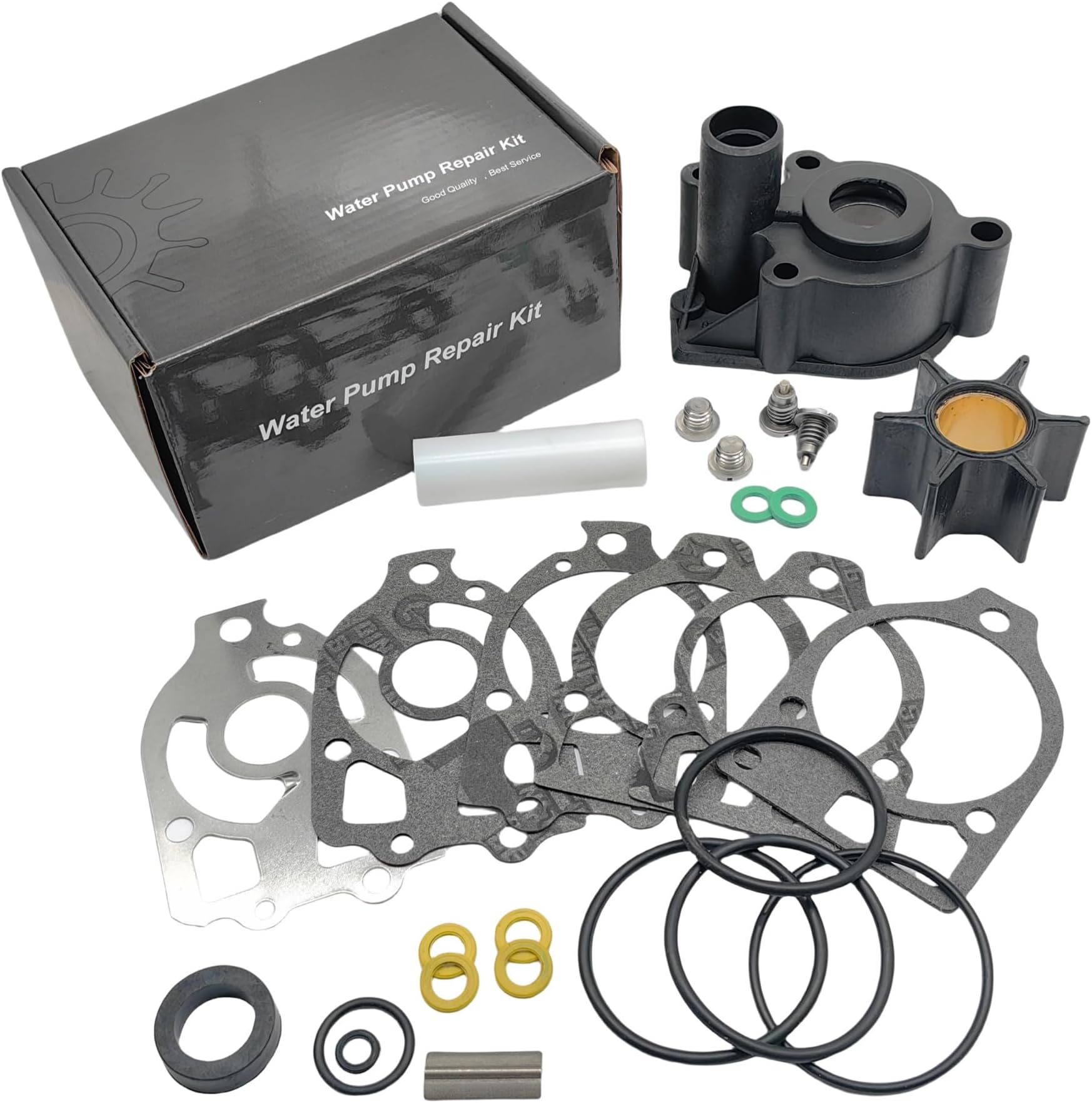Amazon.com: Boat Marine 96148A8 Water Pump Impeller Kit with Lower Unit ...