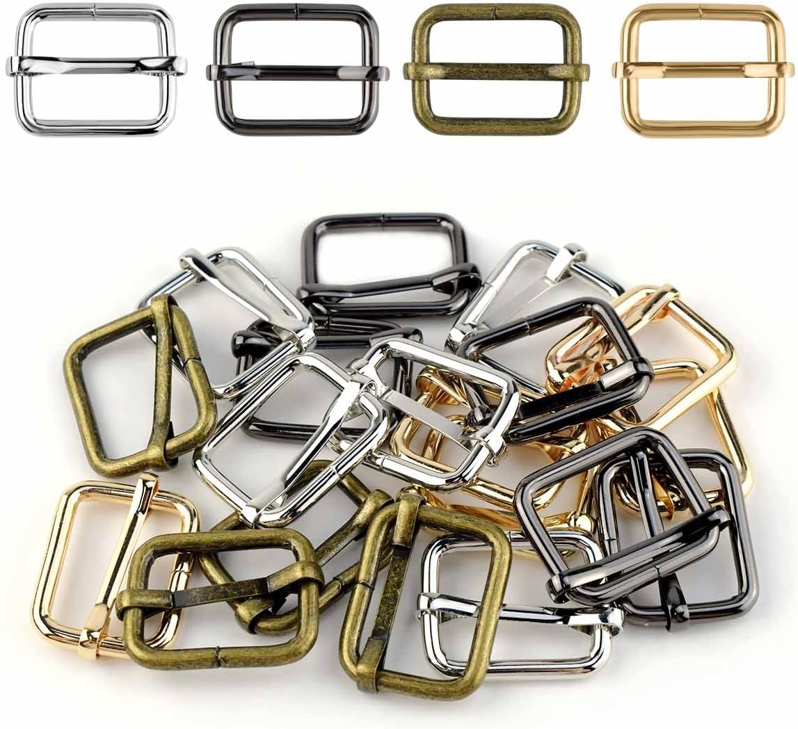 Amazon.com: TKYPZY 20 Pack Metal Roller Buckle Ring 1 Inch Buckles for ...