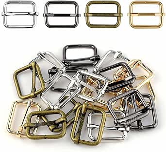 Amazon.com: TKYPZY 20 Pack Metal Roller Buckle Ring 1 Inch Buckles for ...