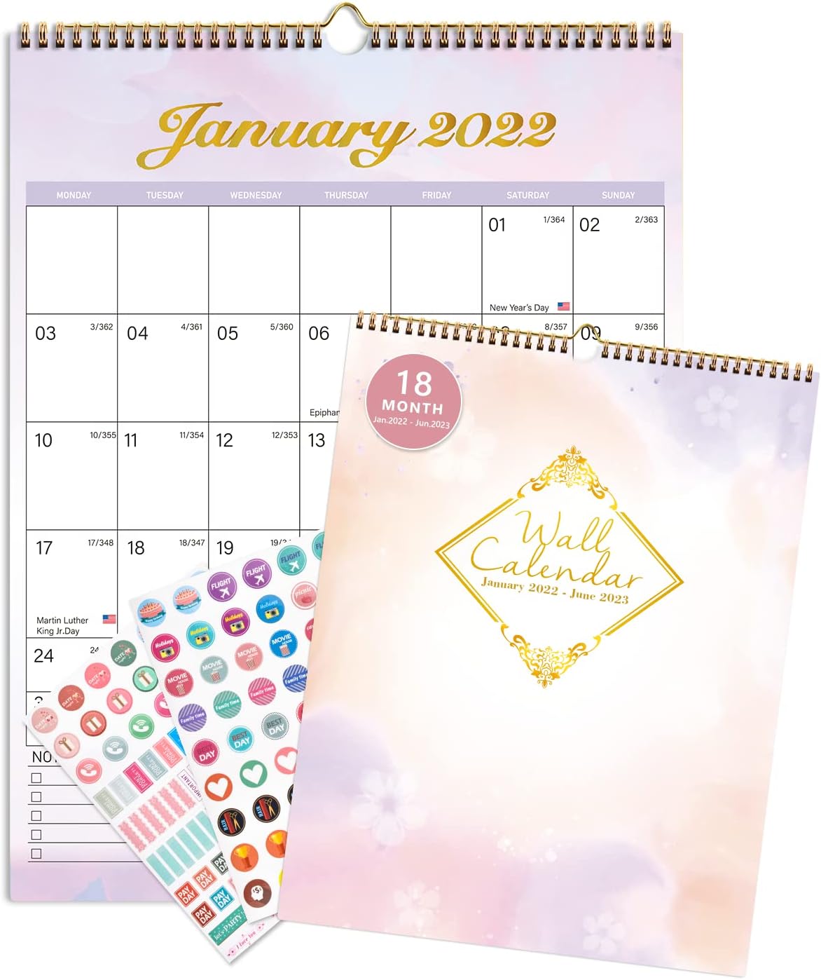 2022-2023 Academic Wall Calendar - Jan to Jun, Australia | Ubuy