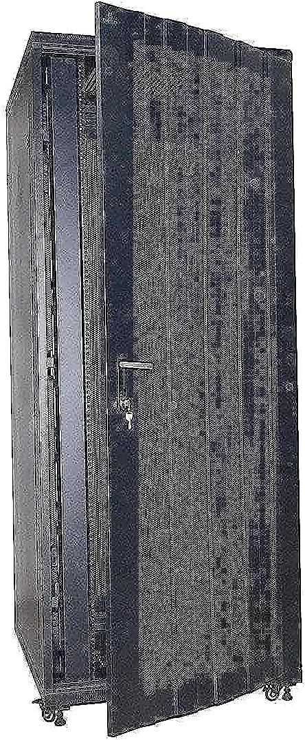 ProRack 42U (800x1000) Standing Server Rack with Vented Door, 4 Fans, 1 ...