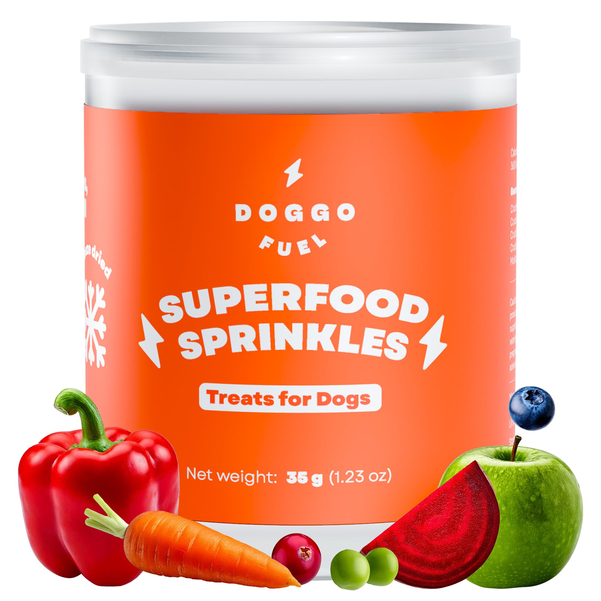 Amazon.com : Doggo Fuel Natural Dog Food Topper Superfood Sprinkles ...