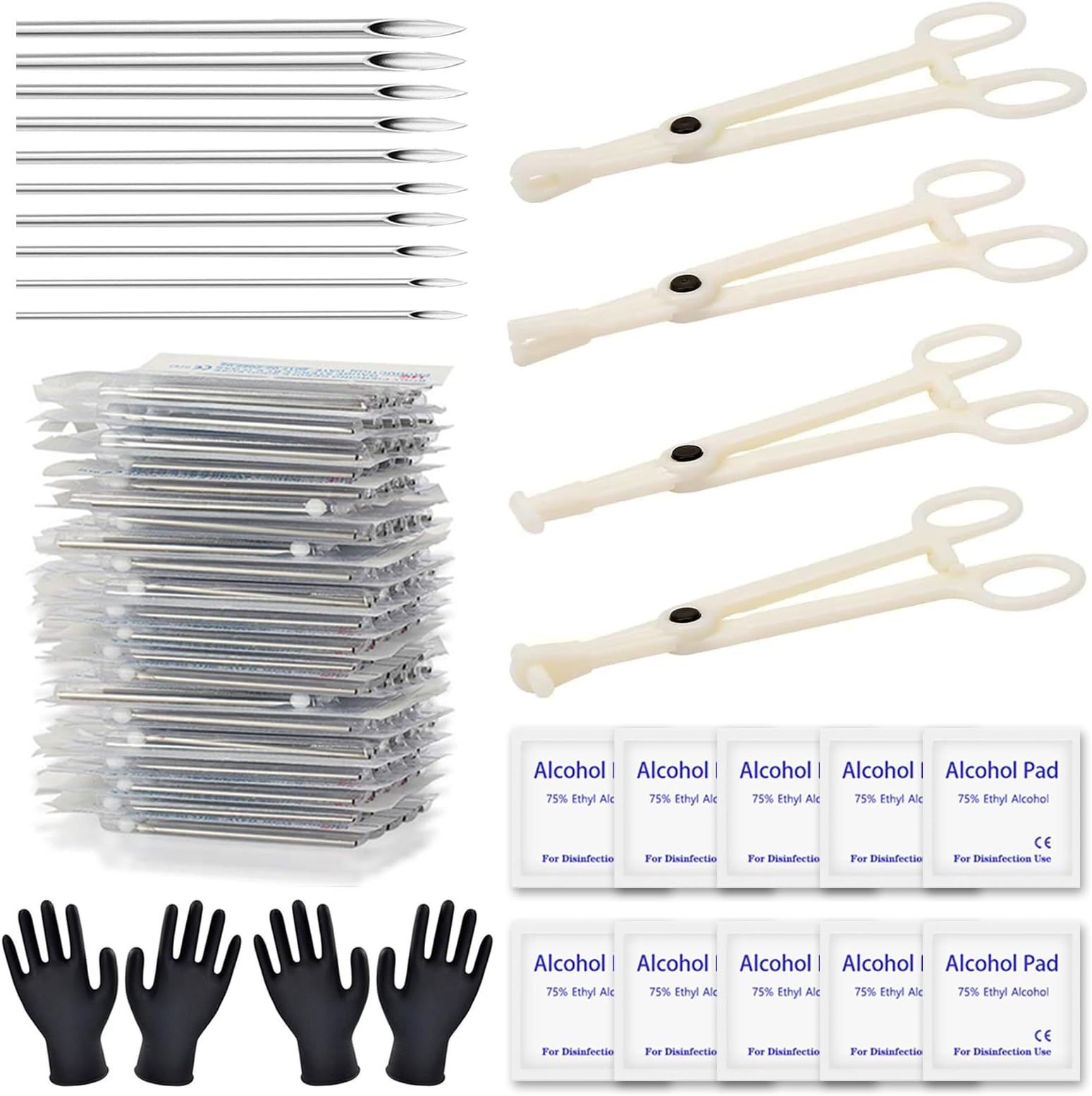 Amazon.com: CINRA Piercing Kit - 38pcs Body Piercing Kit with Piercing ...