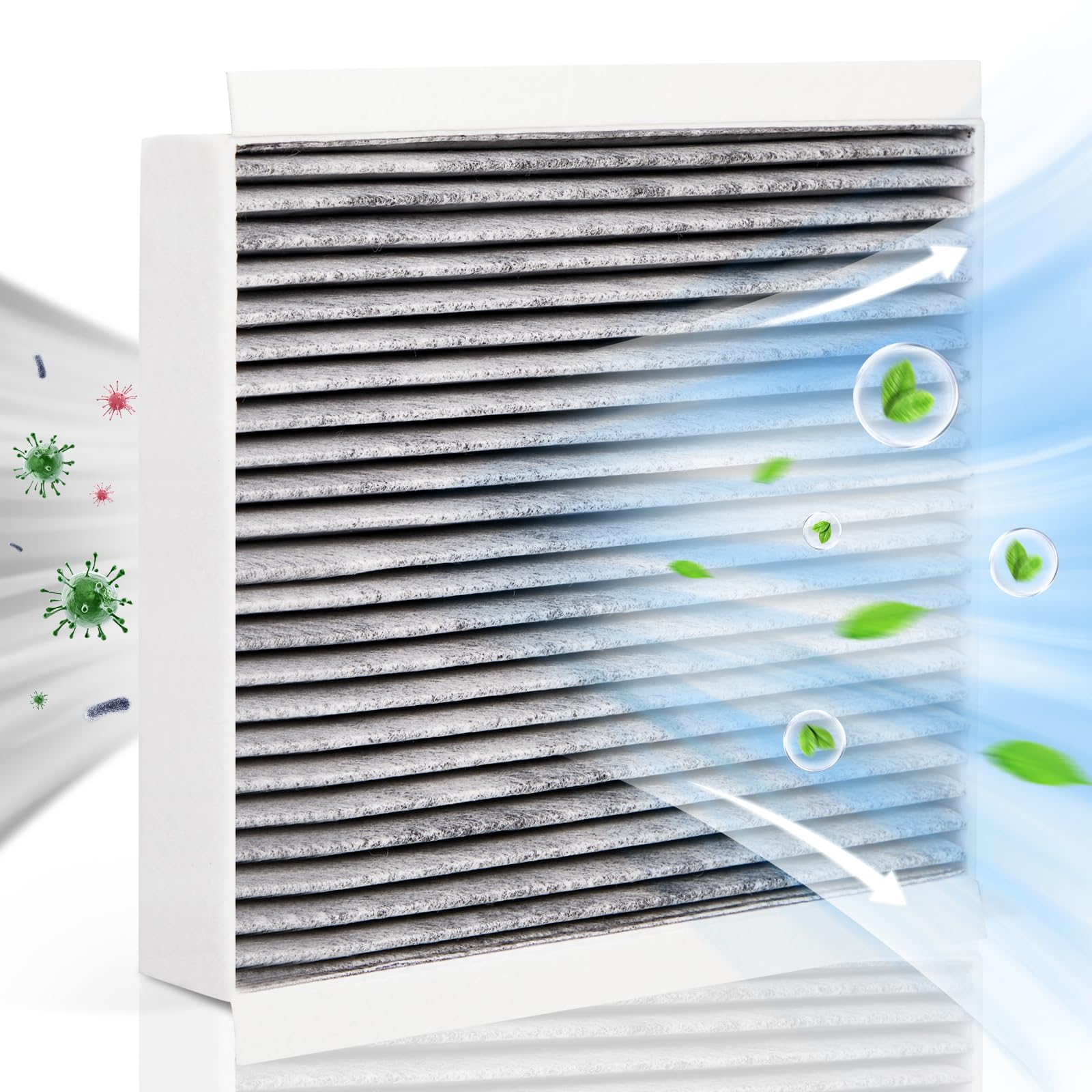 Snapklik.com : VEPAGOO CF12150 Carbon Cabin Air Filter For Ford F150 ...