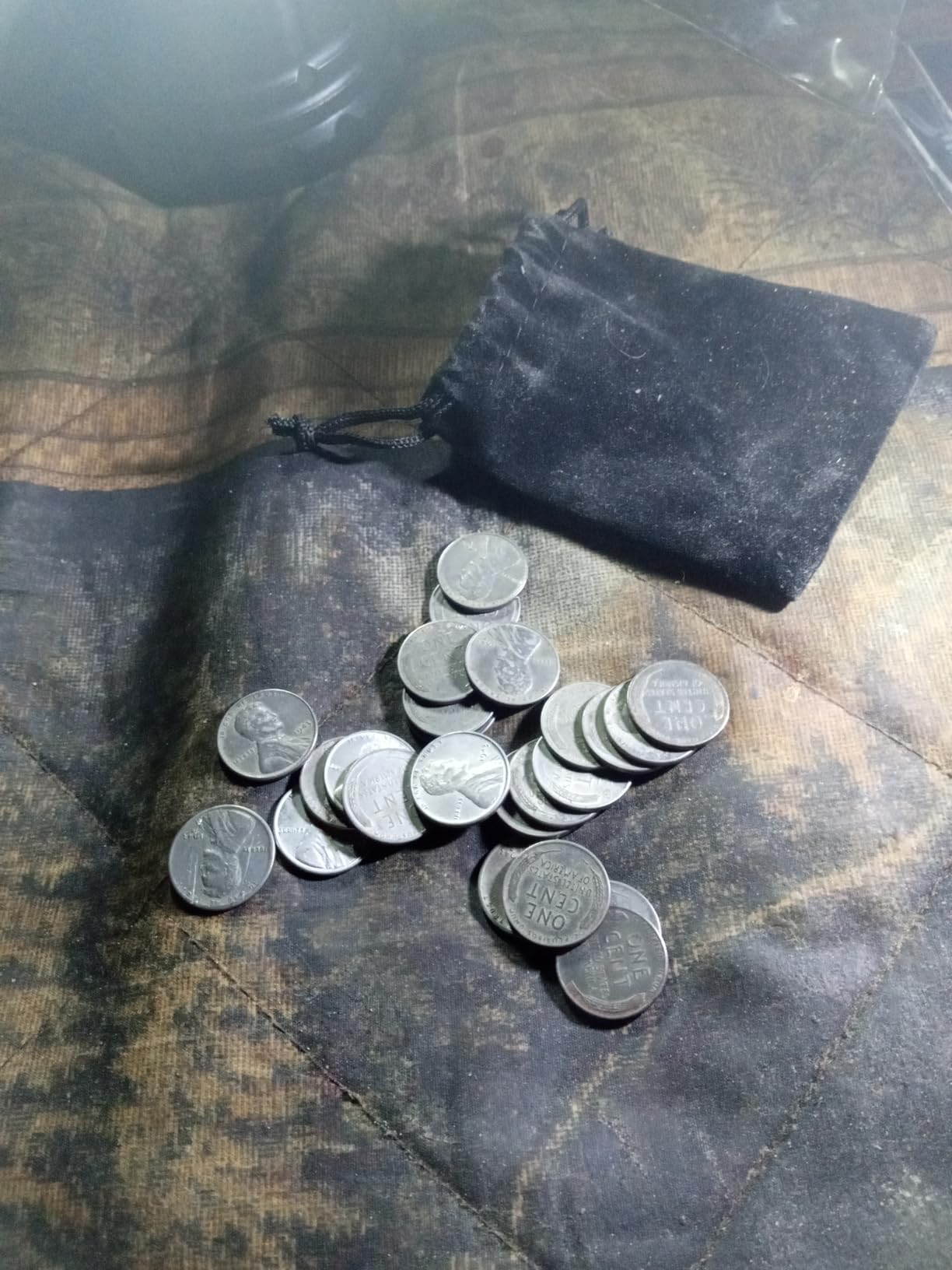 1943 - Set of 20 Steel Pennies Circulated Condition with 5 Free Bonus ...