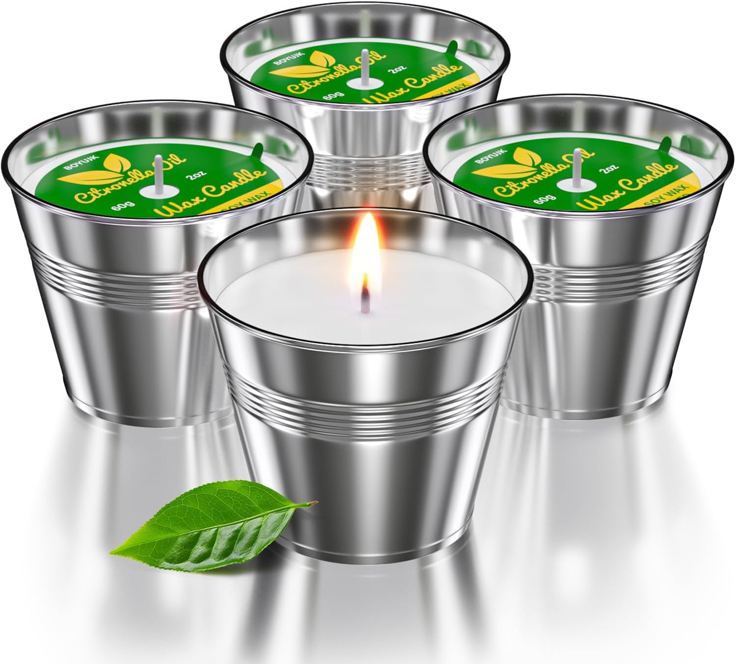 Pyramid Citronella Candles - 2 Candles in Screw Top Tins : Amazon.co.uk ...