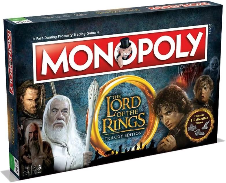 Winning Moves Lord of The Rings Monopoly Board Game : Amazon.co.uk ...