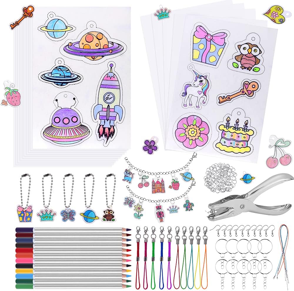 Plastique Fou,193 Pcs Feuilles Dingue Comprend A4 10 Fou Transparent,10 ...