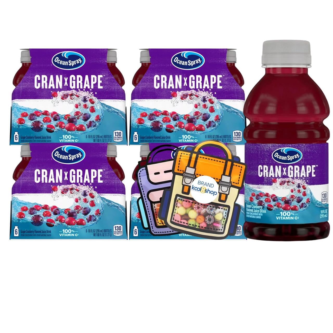 Mini Sparkling Grape Juice