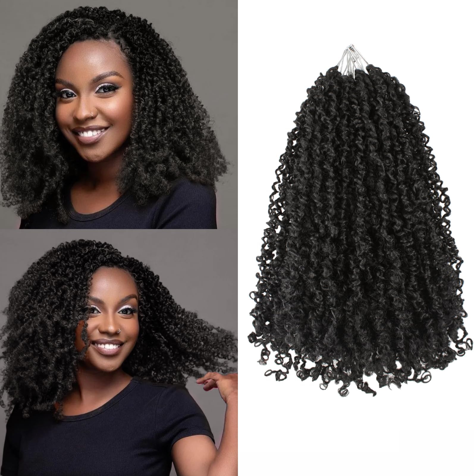Amazon.com : Haftaluv Yanky Twist Crochet Hair 12 Inch 9 Packs Pre ...