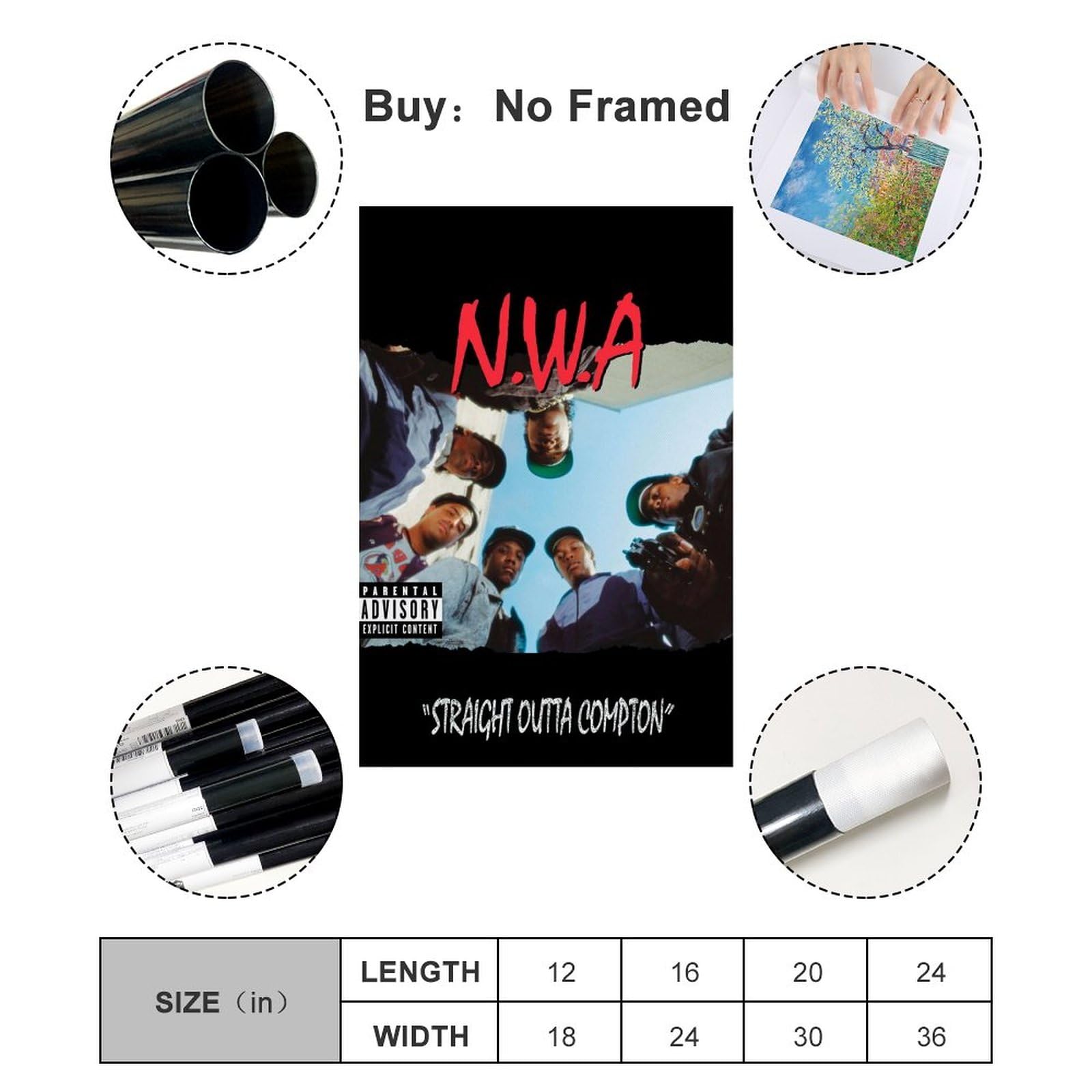 Nwa Straight Outta Compton Album Cover 20 Bliain The Iconic Photo