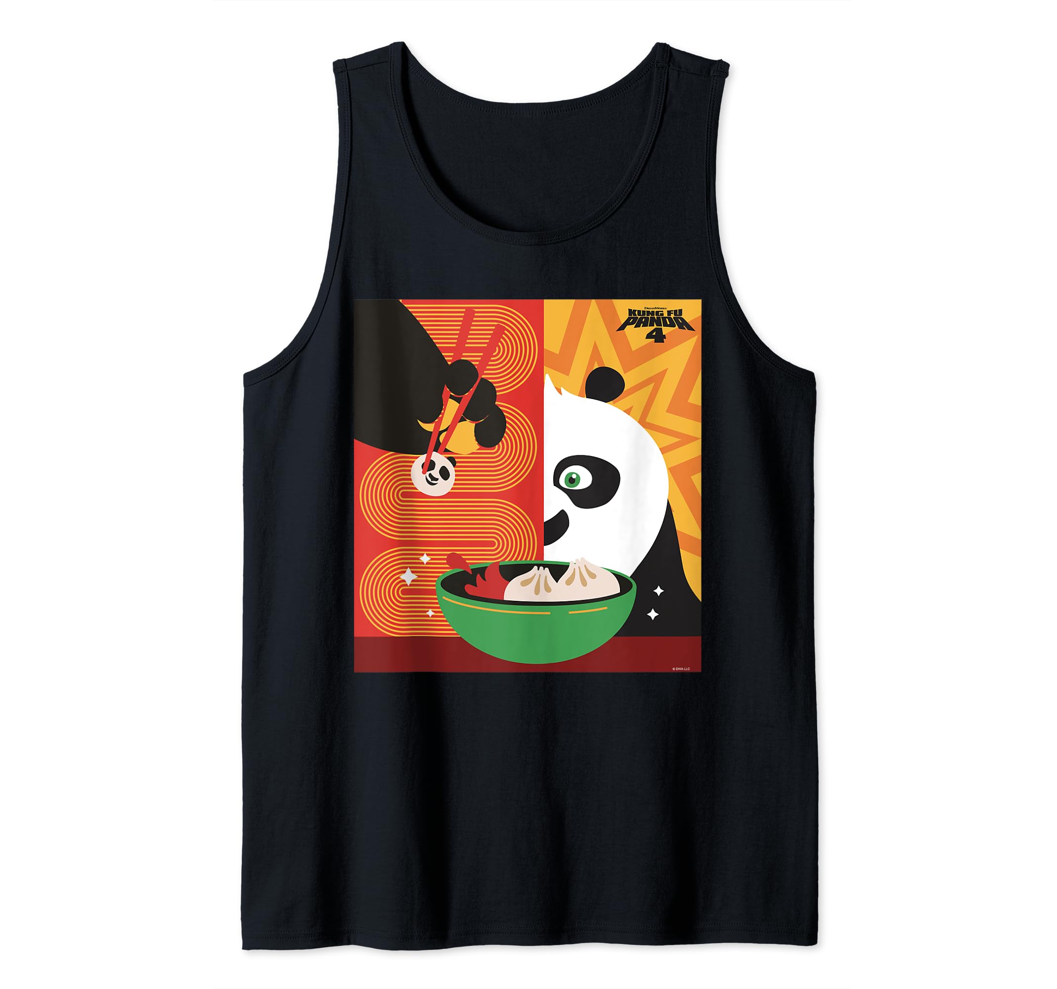 Amazon.com: DreamWorks Kung Fu Panda 4 Po Noodles Tank Top : Clothing ...