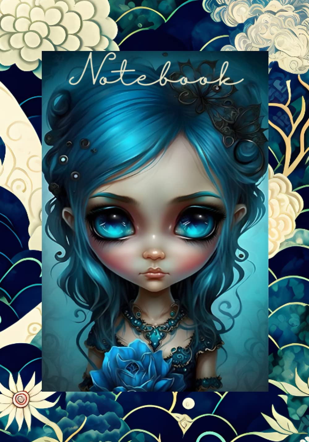 Anime Blue Girl 7: Notebook: Crossings, Ember: Amazon.com: Books