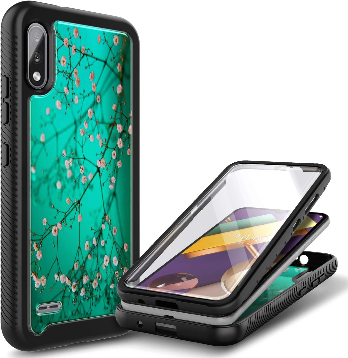 Amazon.com: Aimoll-88 Case for LG G8/G8 ThinQ, with Built-in Screen ...