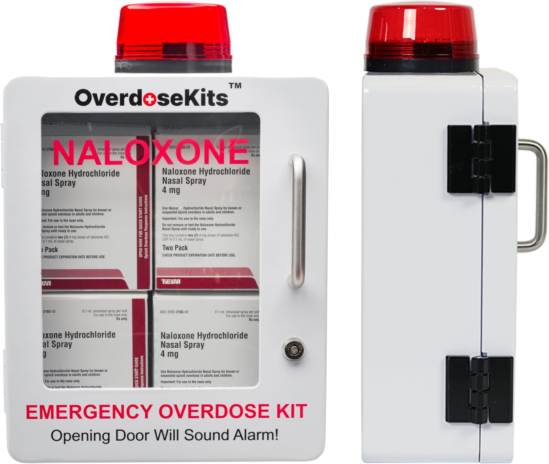 Amazon.com: Naloxone Overdose Emergency Kit Cabinet - Includes Optional ...