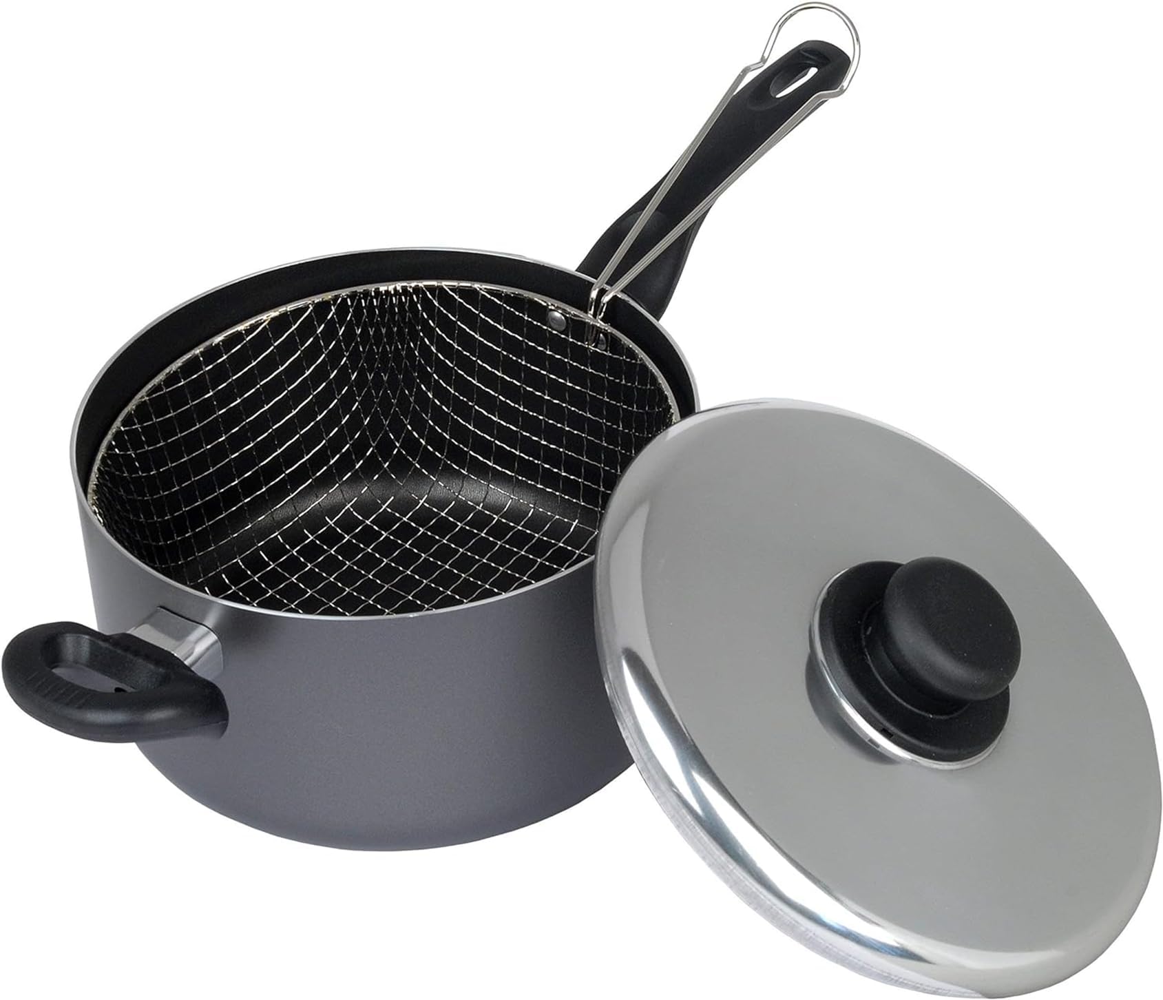 Stainless steel collection 22cm Stainless Steel Chip pan, Silver ...