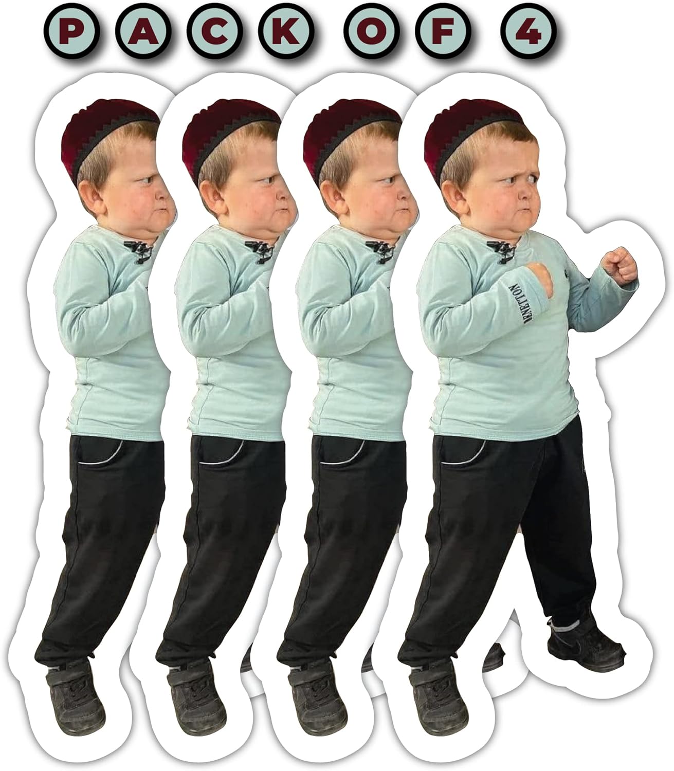 Imperial Vibes Hasbulla Magomedov Mini Khabib Meme - Calcomanía ...