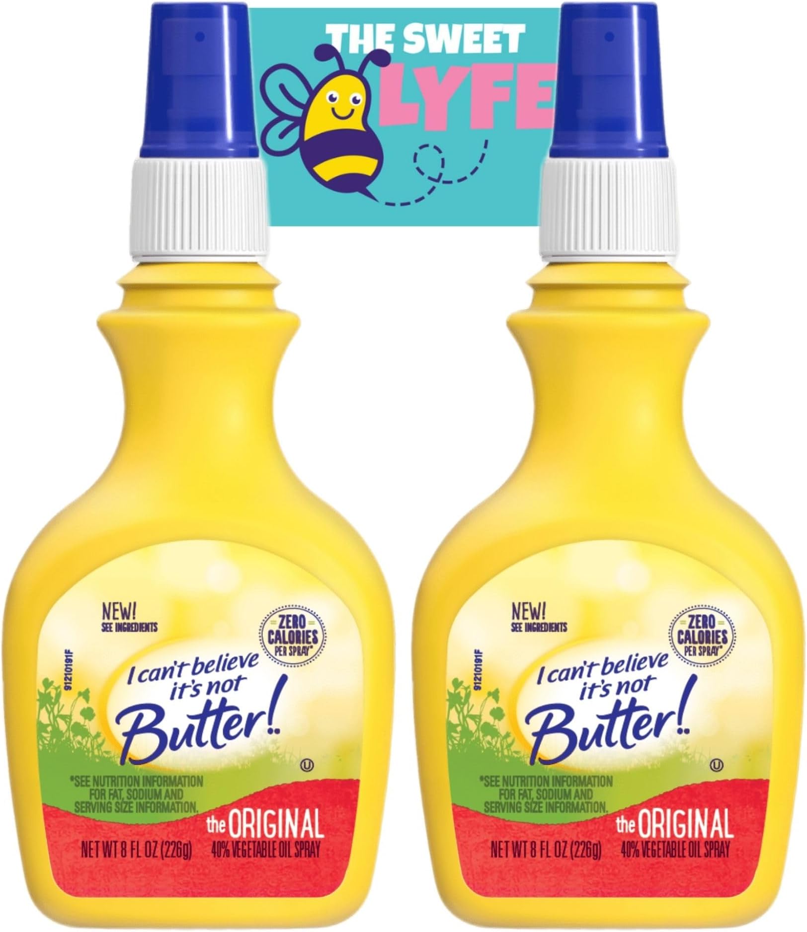 Amazon.com: I Can't Believe It's Not Butter Spray 12 oz (2-Pack) Non ...