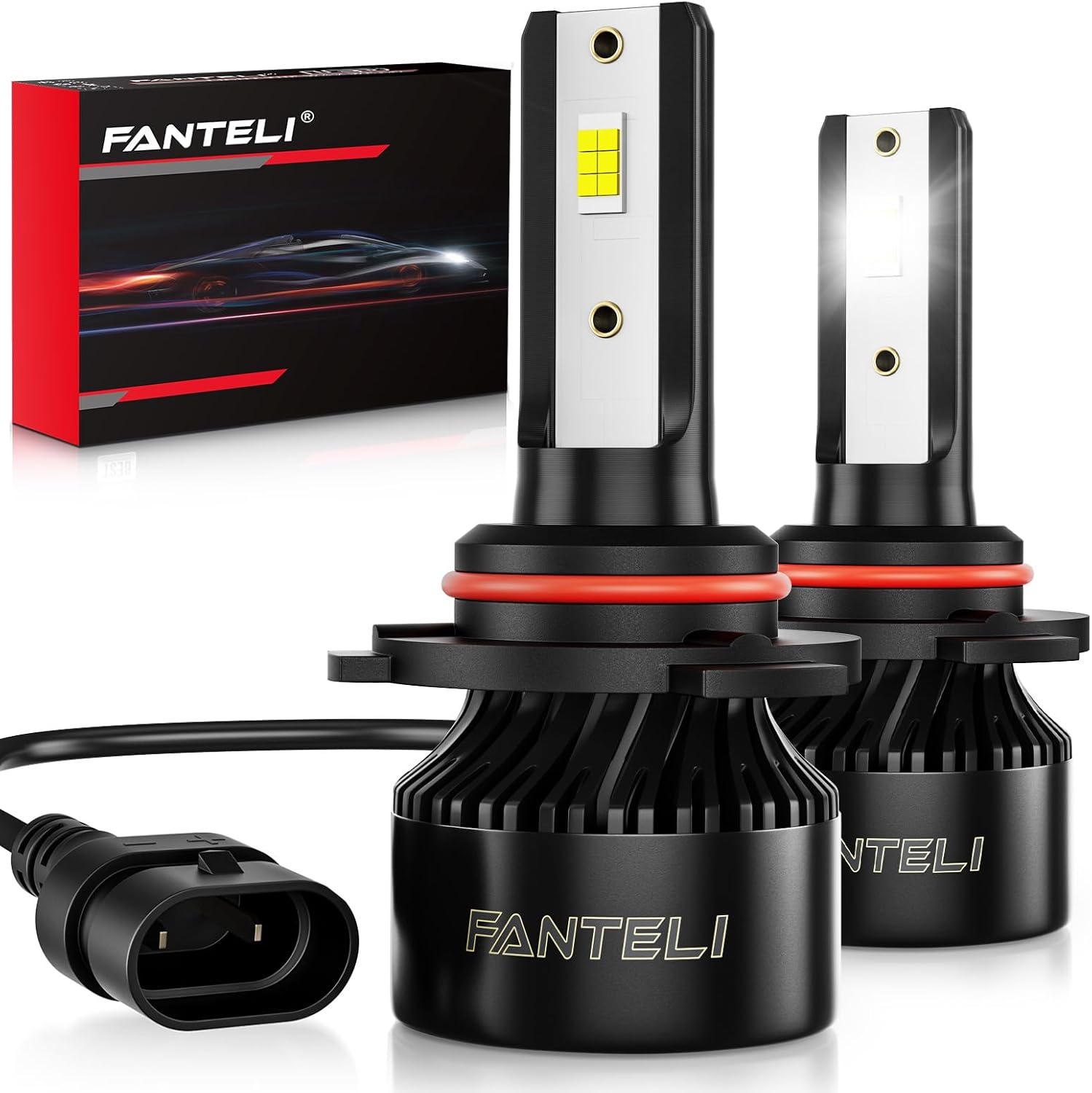 Amazon.com: FANTELI 9012 LED Bulb, 34000LM 800% Brighter 1:1 Size HIR2 ...