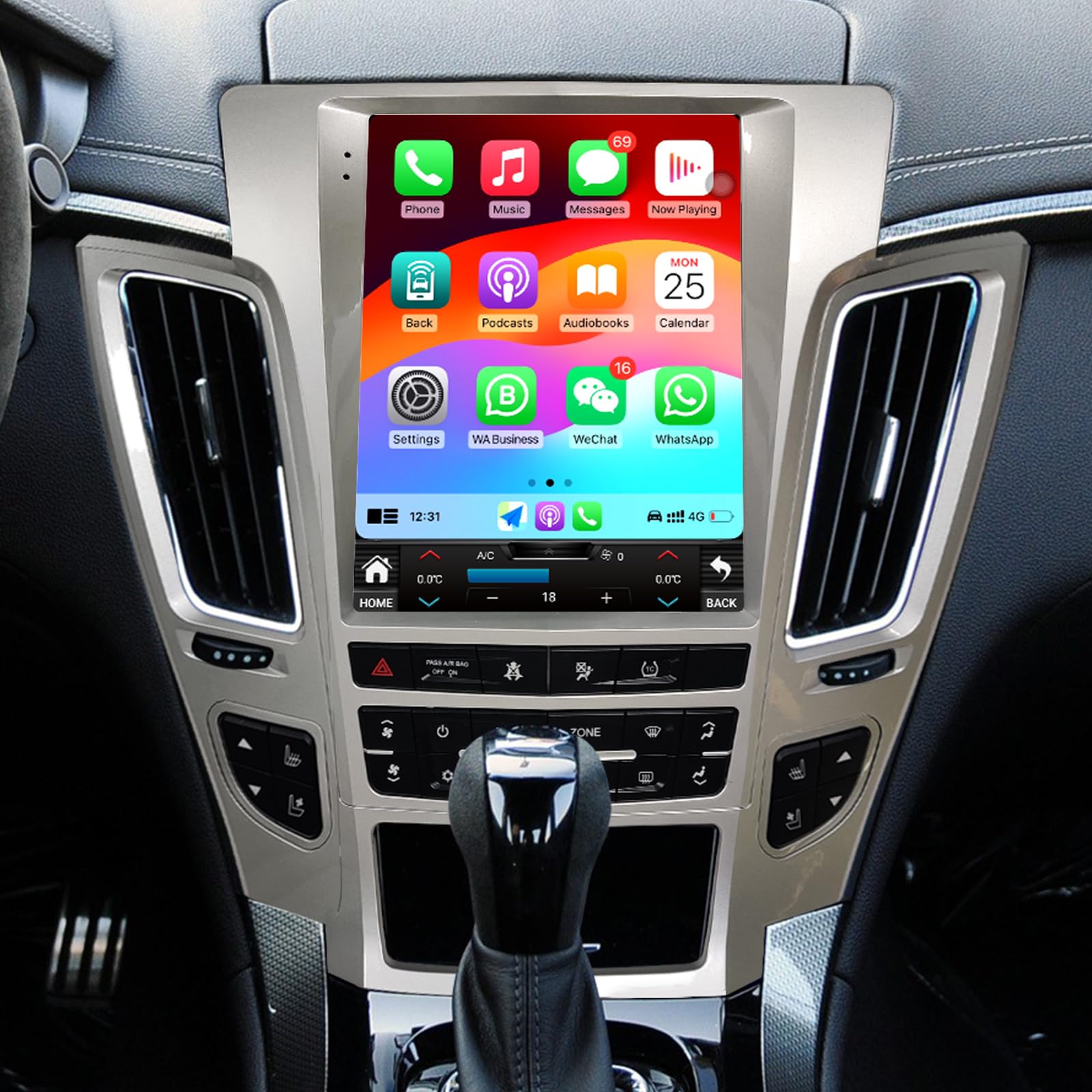 Amazon.com: Car Radio Stereo for Cadillac CTS 2008-2012 Radio ...