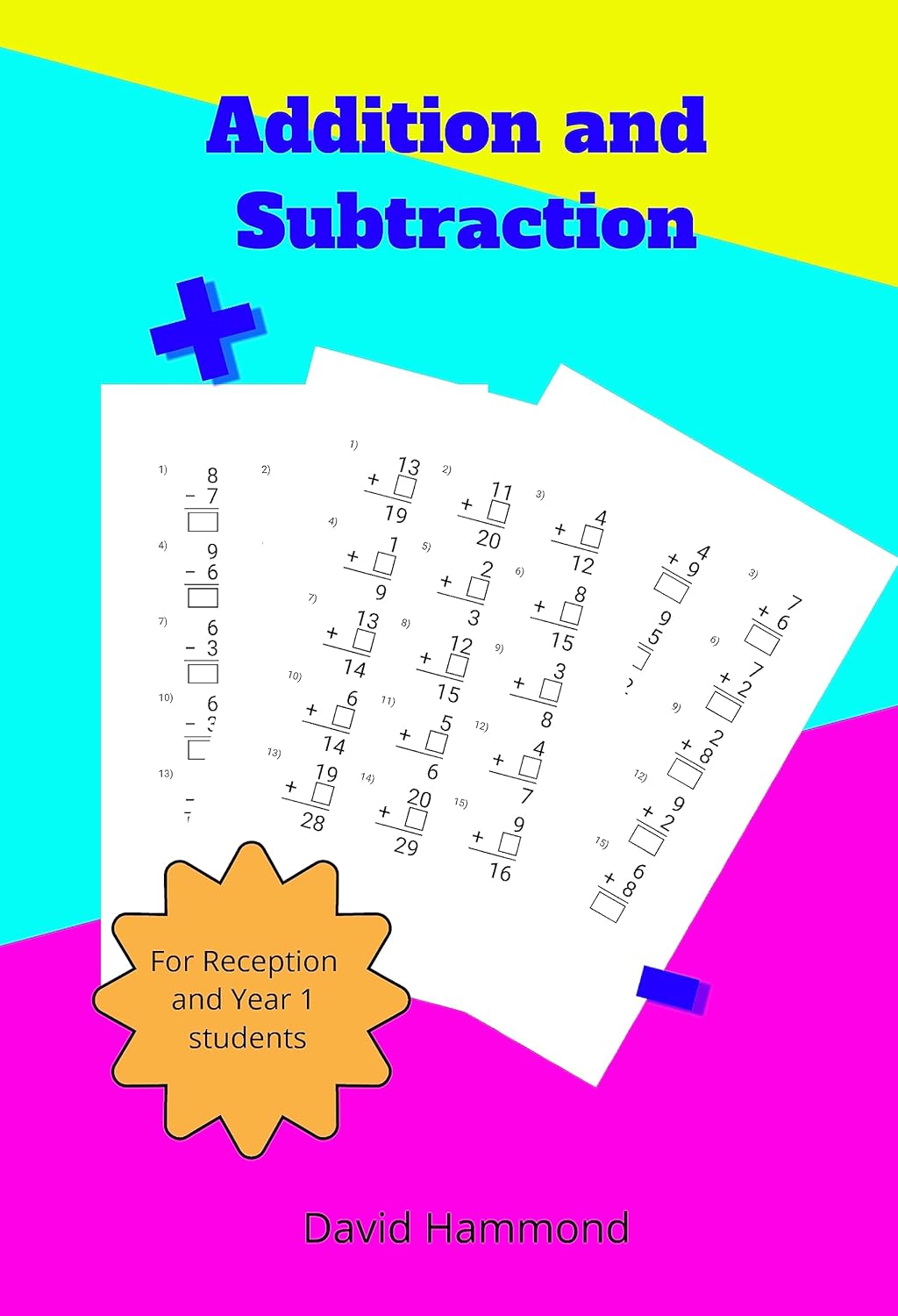 Addition and subtraction maths workbook for Reception and Year 1 ...