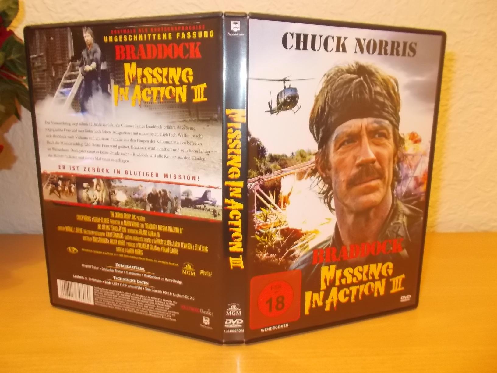 Braddock - Missing in Action III [VHS] : Chuck Norris, Aki Aleong ...