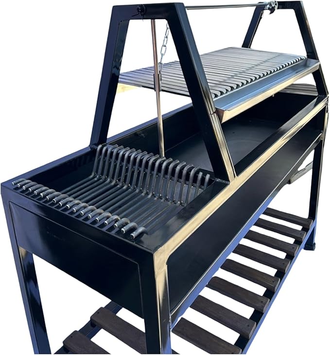 Asador Argentino con leñero : Amazon.com.mx: Hogar y Cocina