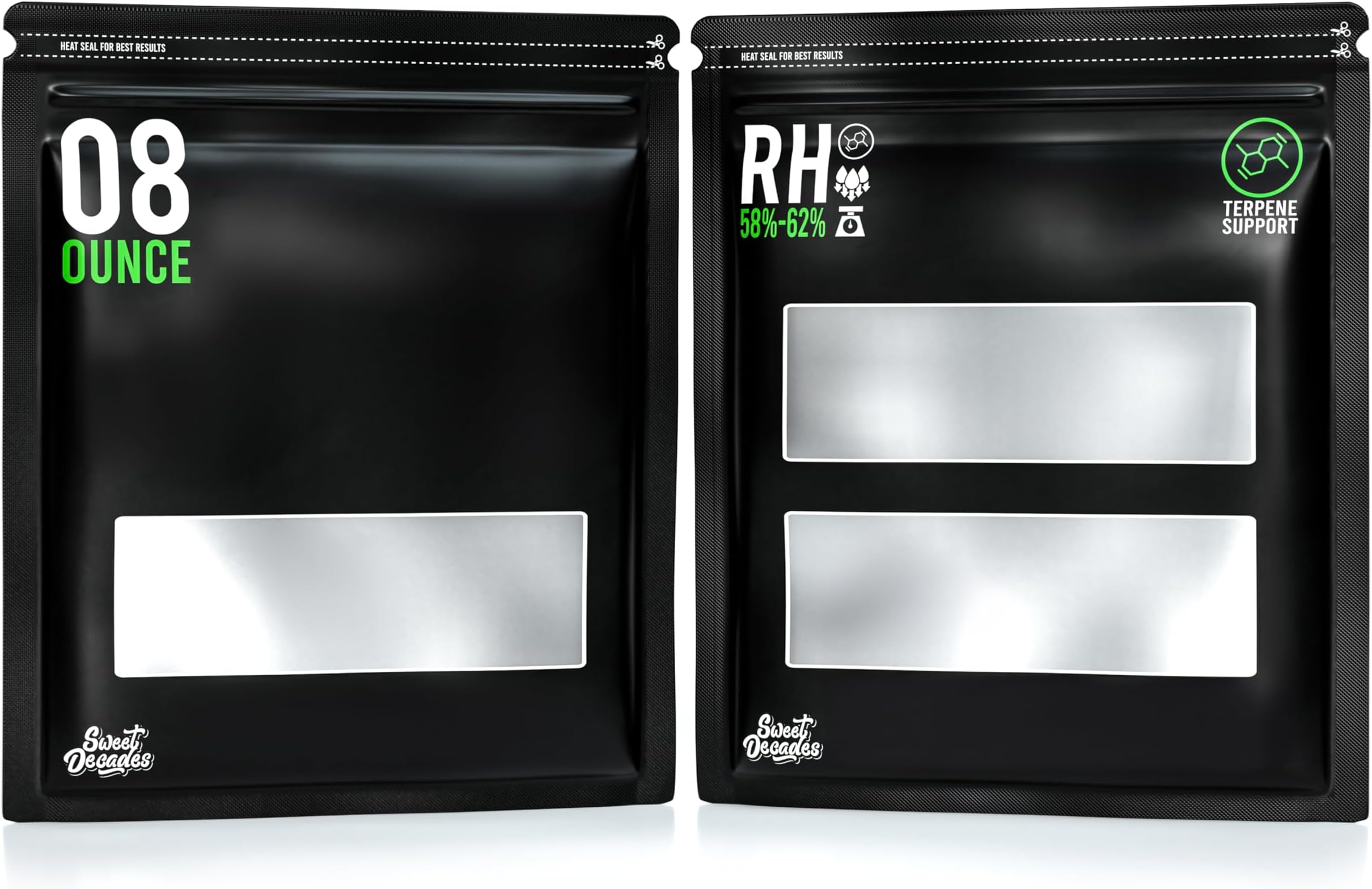 Amazon.com: 10 Pcs 1/2 LB Storage Terp Bags - 58%-62% RH 2-Way Humidity ...