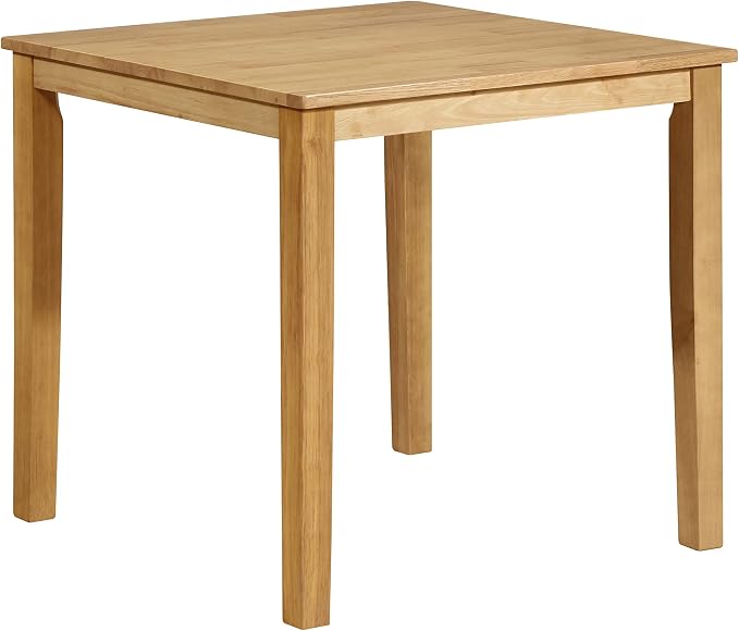 Amazon.com - KB Designs - Natural Oak 30” Square Solid Wood Dining Room ...