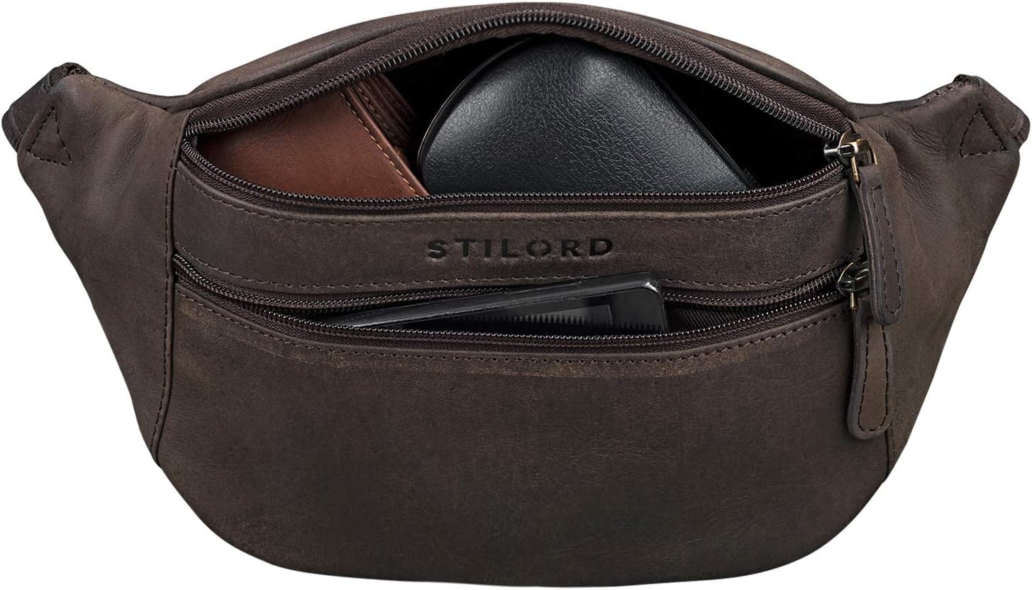 STILORD ‘Marian’ Belt Bag Leather Vintage for Women and Men Small Waist ...