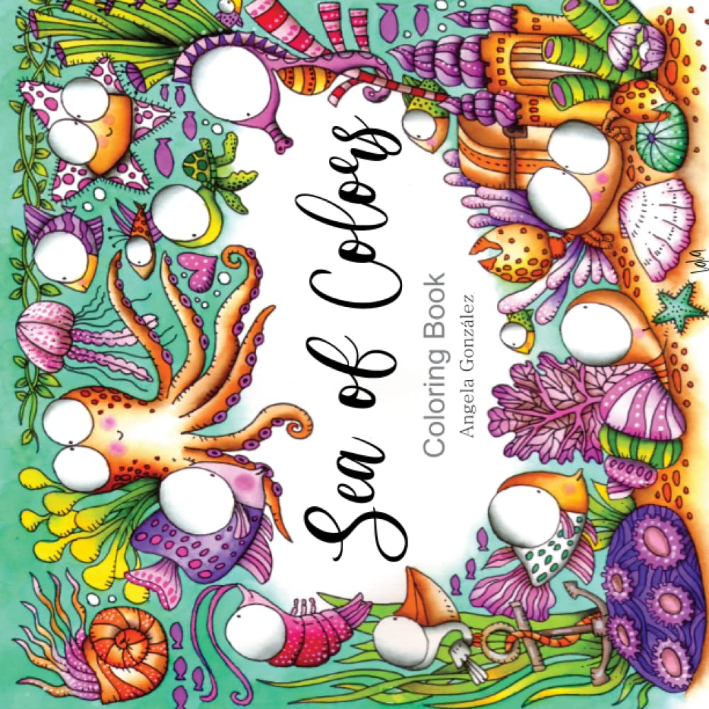 Amazon.com: Sea of Colors: Coloring Book by Angela González ...