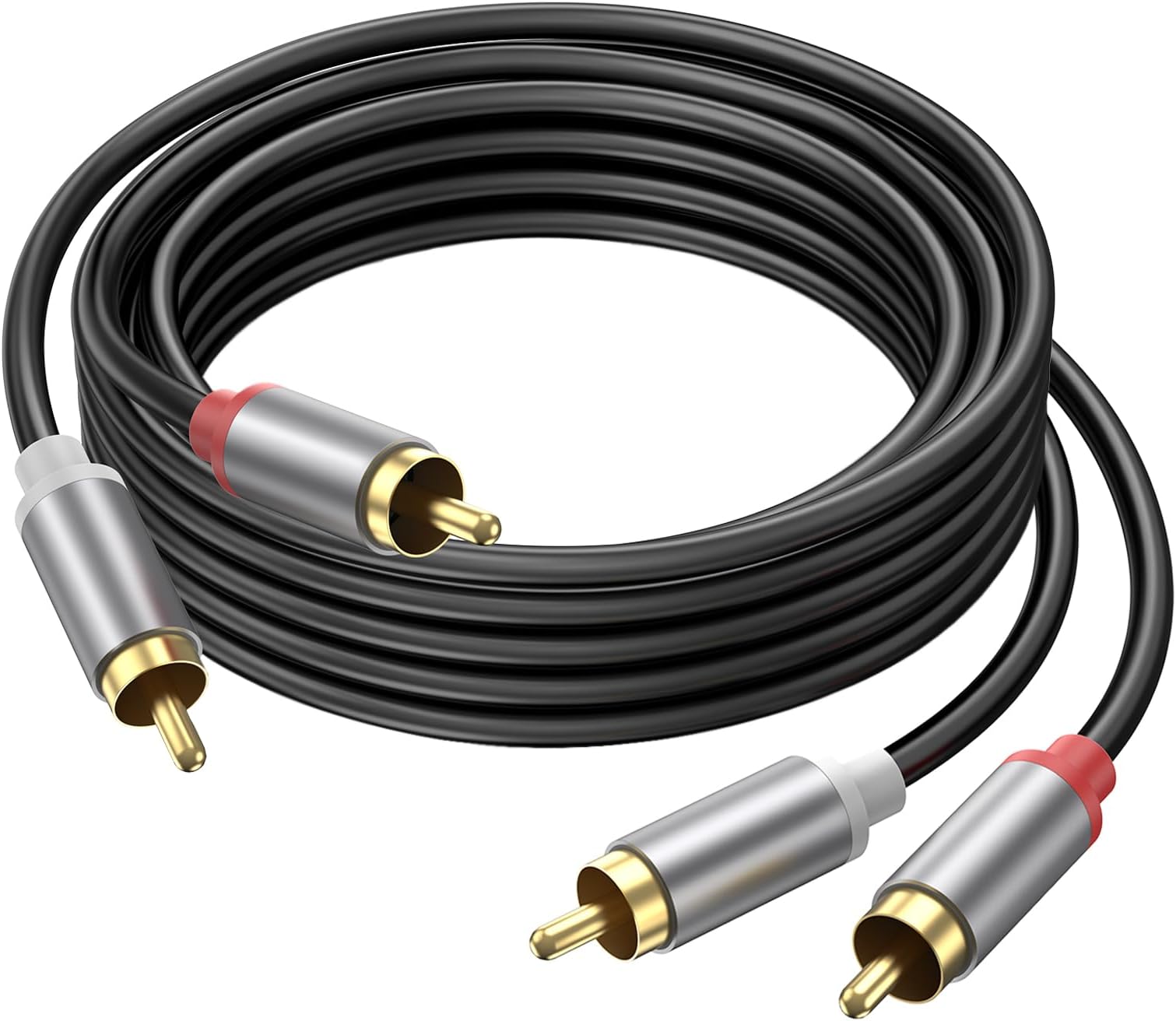 Amazon.com: Monoprice Male RCA Two Channel Stereo Audio Cable - 25 Feet ...