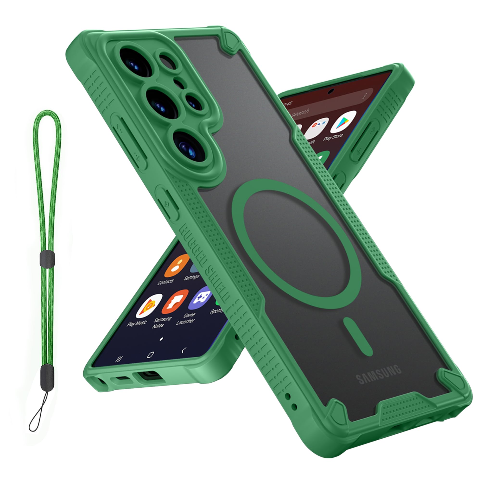 Amazon.com: Teayoha for Samsung Galaxy S25 Ultra Case, Translucent Matte Back Compatible with ...