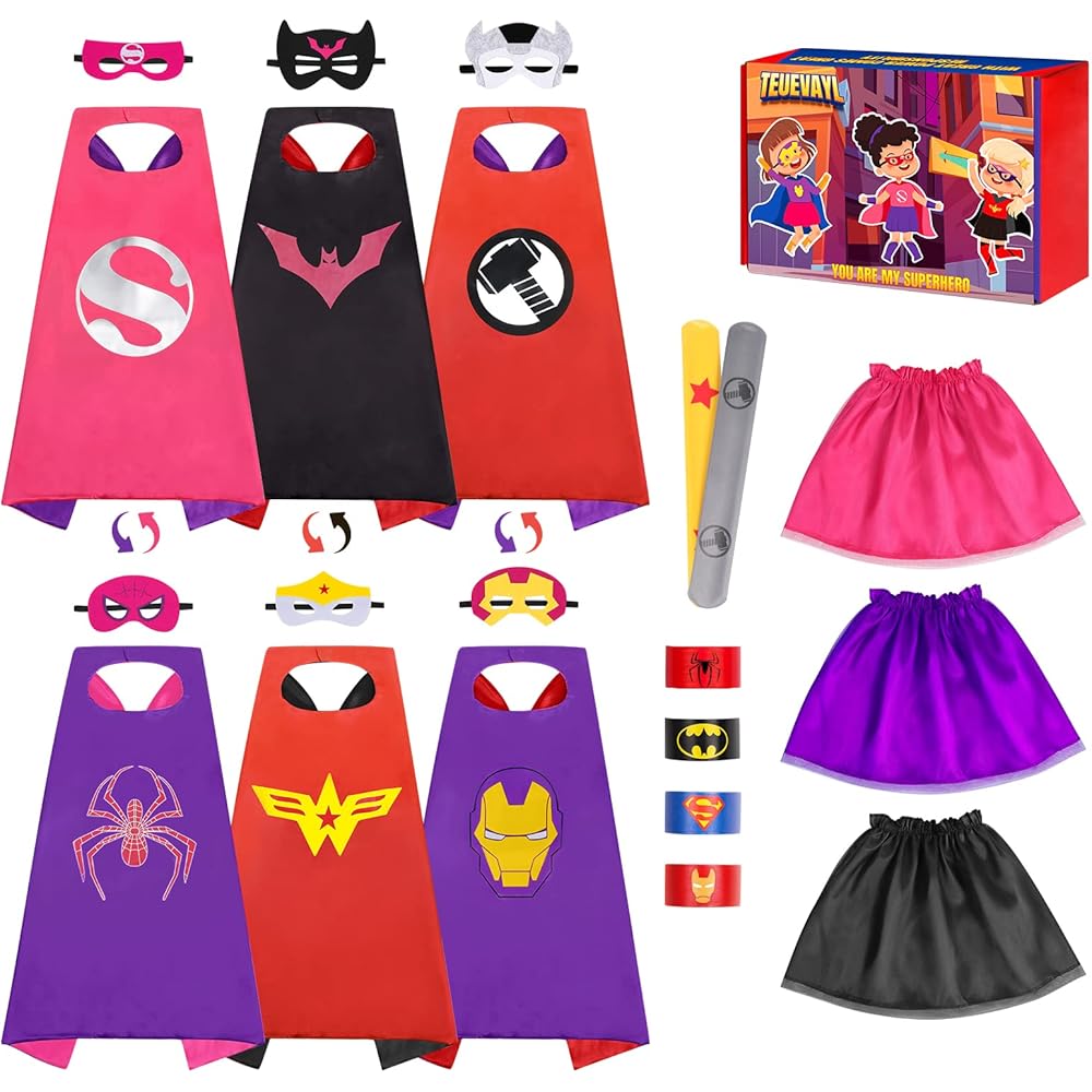 $5/mo - Finance Super Hero Capes and Masks for Girls - Teuevayl ...