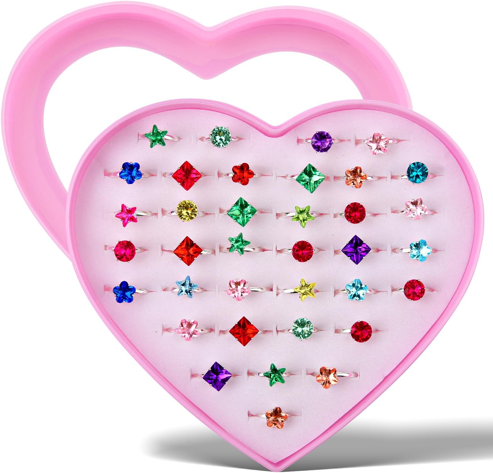 Amazon.com: Rhode Island Novelty BIRTHSTONE RING w/Display stand : Toys ...