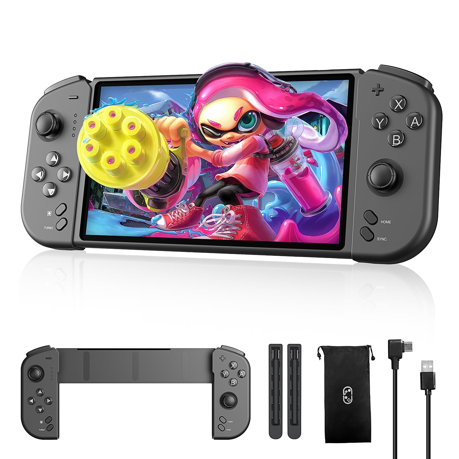 Amazon.com: Boconna Switch Controller, Compatible with Switch/OLED, One ...
