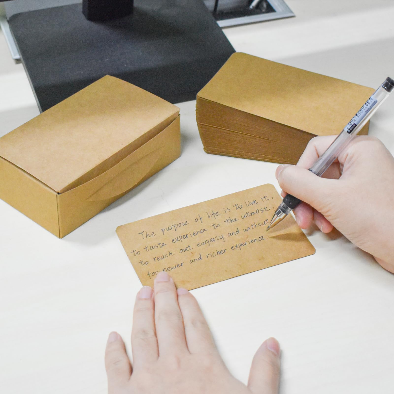 Snapklik.com : VANRA 300PCS Blank Index Cards 3x5 Inches Note Cards ...