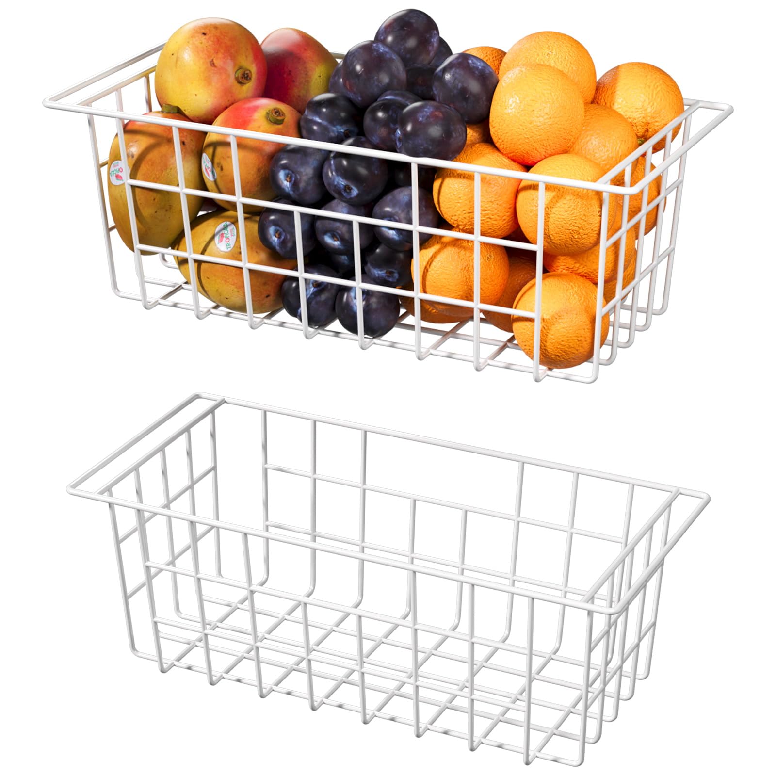 Amazon.com: KIKIBRO Freezer Organizer Bins, Freezer Baskets for Chest ...