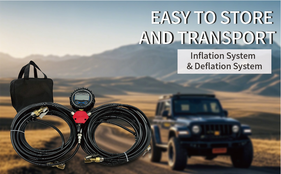 Tire Deflation Tool 4 Tire Inflation Deflation System - Digital ...