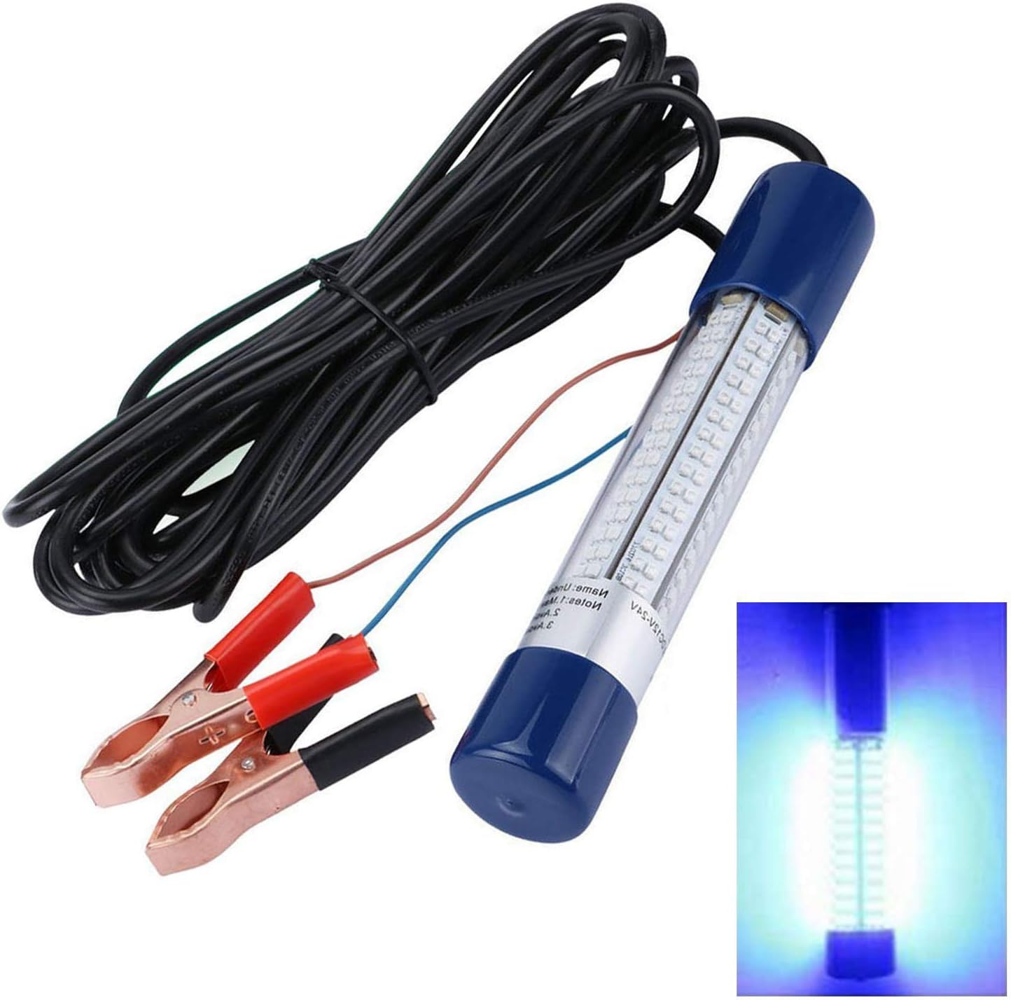 Submersible Underwater Fish Light Super Bright Depth Fish Finder LED ...