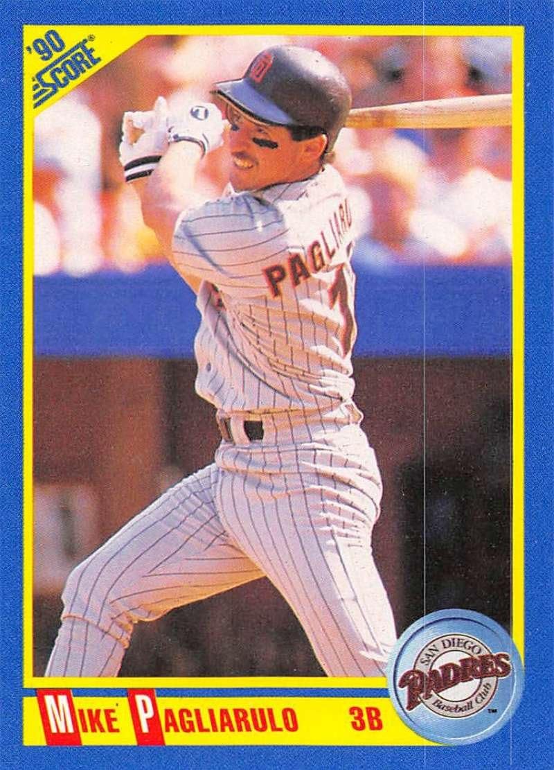 Amazon.com: 1990 Score Baseball #494 Mike Pagliarulo San Diego Padres ...