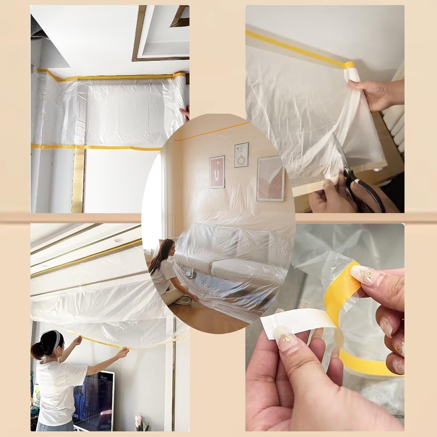 Heavy Duty Plastic Drop Cloth