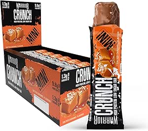 Warrior Crunch Mini (Snacksize) – Protein Bars – 9g+ Protein Per Bar ...