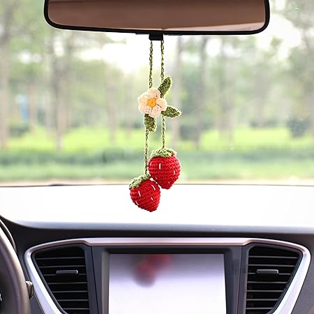 Amazon.com: Mirror Hanging Car Accessories Cute Little Lily of The ...