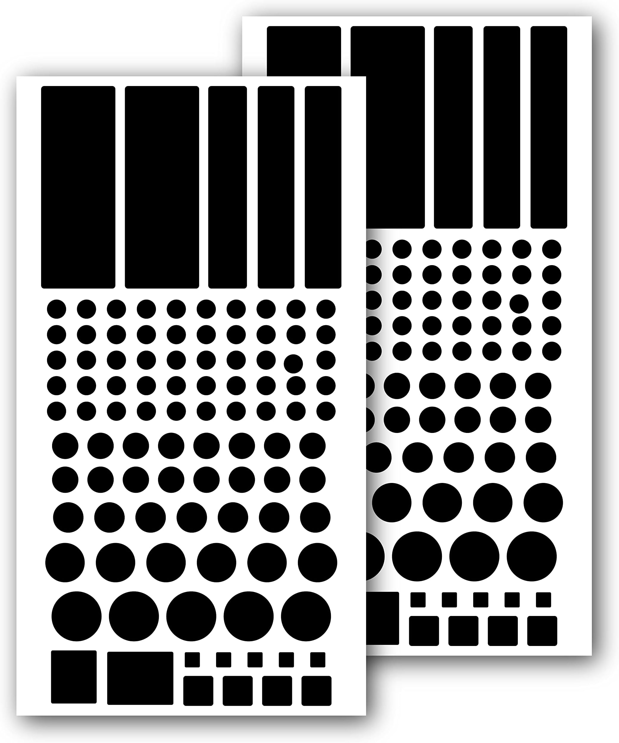 Amazon.com: 2 Sheets - 80-100% Light Blocking Stickers | Blocks Light ...