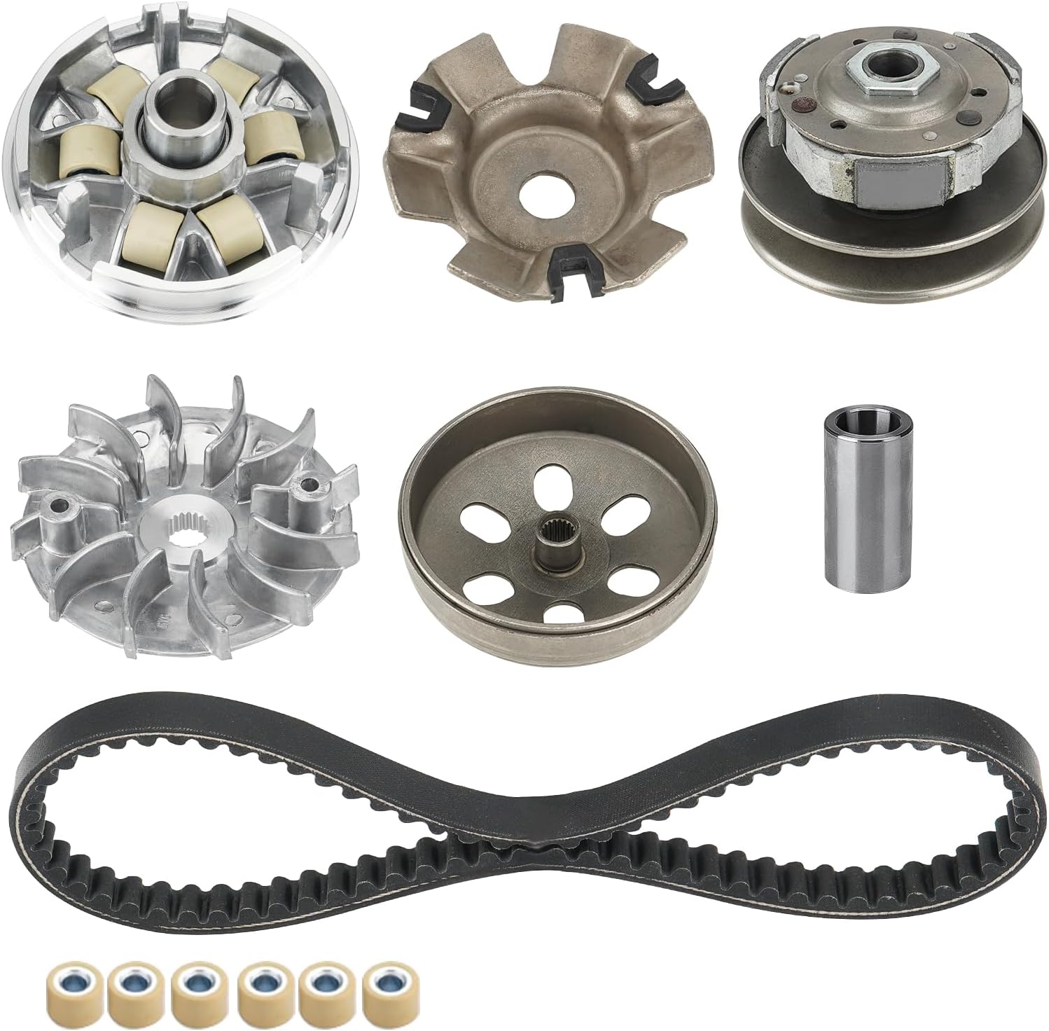 Amazon.com: BATONECO Rear Clutch Assembly with Driven Pulley & Clutch ...