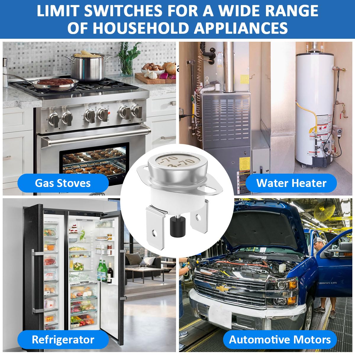 Snapklik.com : Rheem Ruud Weather King Furnace L350F Limit Switch ...