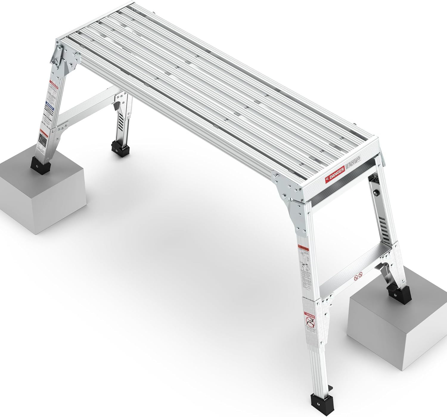 Aluminum Work Platform Height Adjustable Folding Portable Work Bench ...
